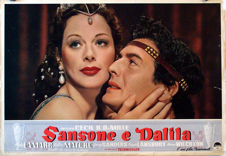 "SANSONE E DALILA" MOVIE POSTER - "SAMSON AND DELILAH" MOVIE POSTER