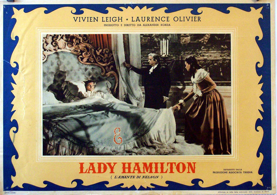 "LADY HAMILTON" MOVIE POSTER - "THAT HAMILTON WOMAN" MOVIE POSTER