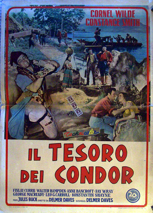 "EL TESORO DEL CONDOR DE ORO" MOVIE POSTER - "TREASURE OF THE GOLDEN ...