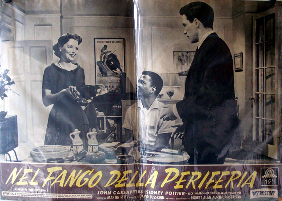 "NEL FANGO DELLA PERIFERIA" MOVIE POSTER - "A MAN IS TEN FEET TALL ...