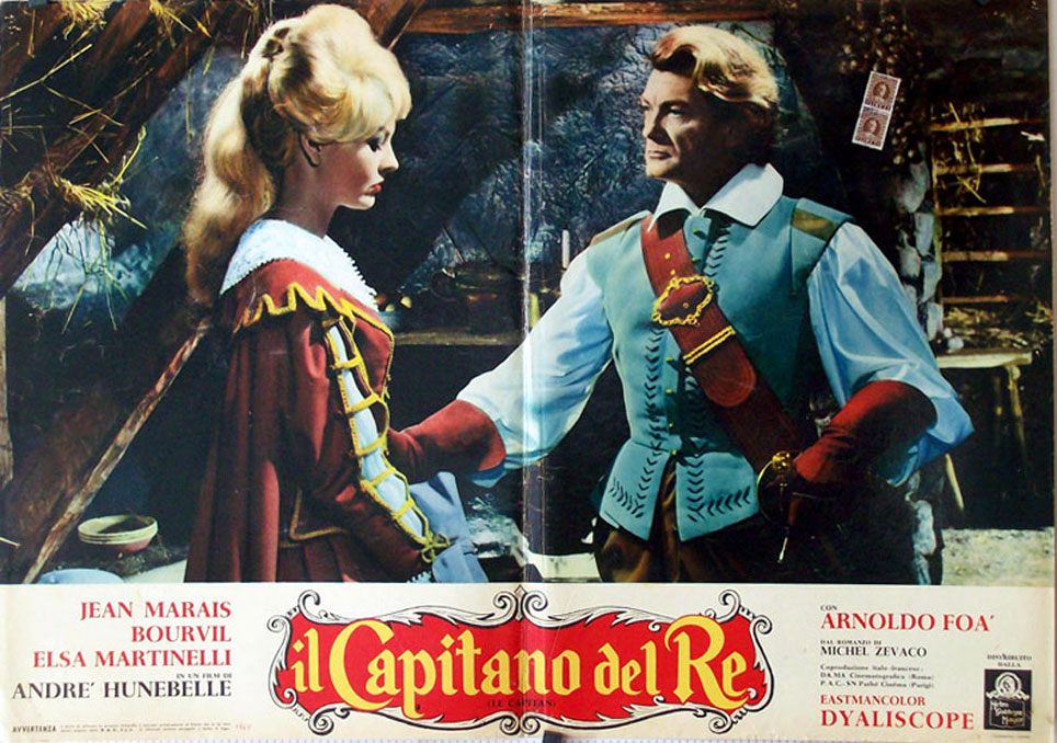 "CAPITAN FRACASSA" MOVIE POSTER - "LE CAPITAINE FRACASSE" MOVIE POSTER