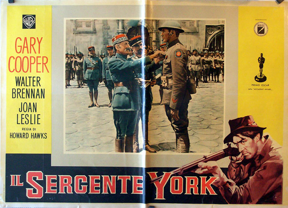 "IL SERGENTE YORK" MOVIE POSTER - "SERGEANT YORK" MOVIE POSTER