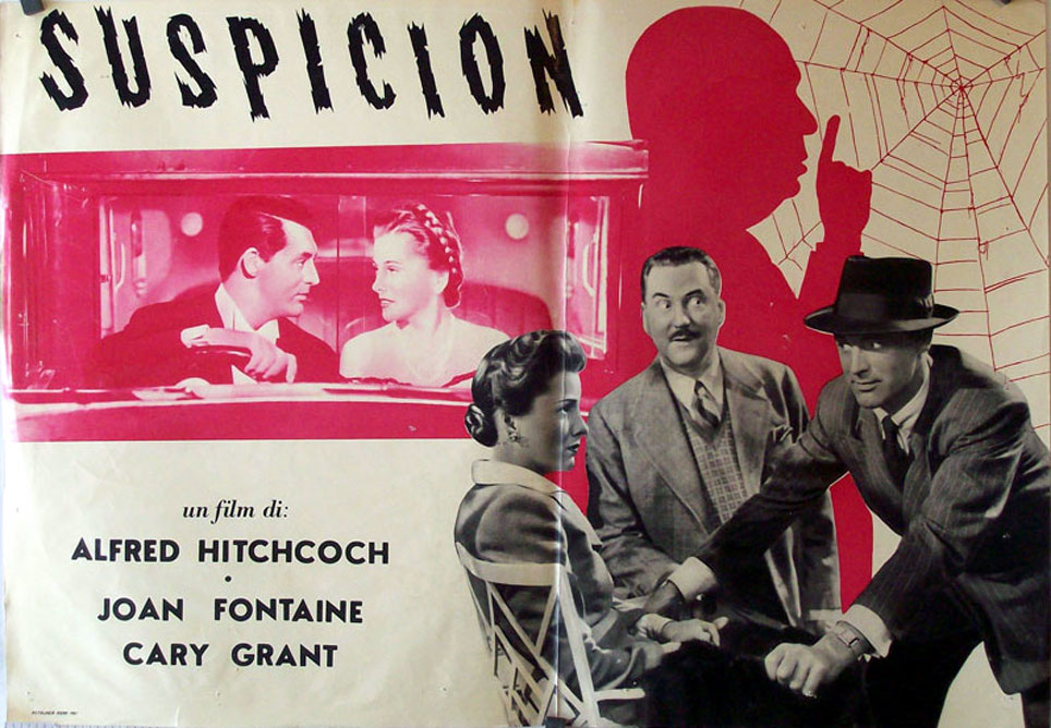 "SUSPICION" MOVIE POSTER - "SUSPICION RES" MOVIE POSTER