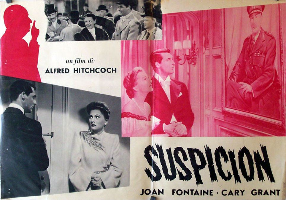 "SUSPICION" MOVIE POSTER - "SUSPICION RES" MOVIE POSTER