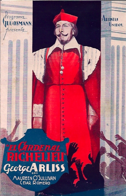 "CARDINALE RICHELIEU, IL" MOVIE POSTER - "CARDINAL RICHELIEU" MOVIE POSTER