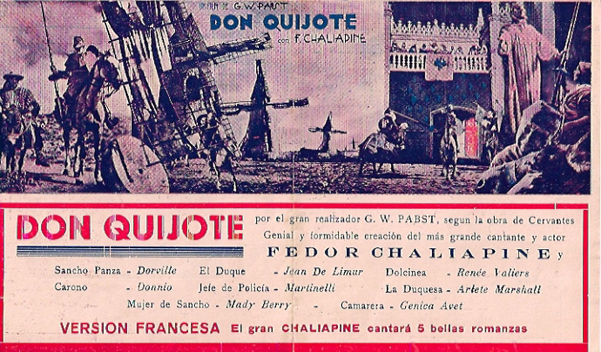 "DON QUIJOTE" MOVIE POSTER - "DON KISHOT" MOVIE POSTER