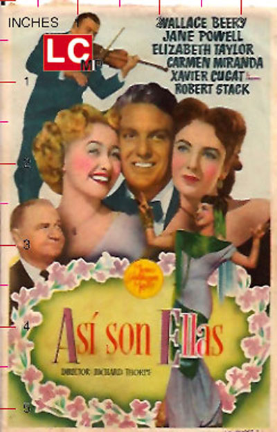 Robert Stack And Elizabeth Taylor